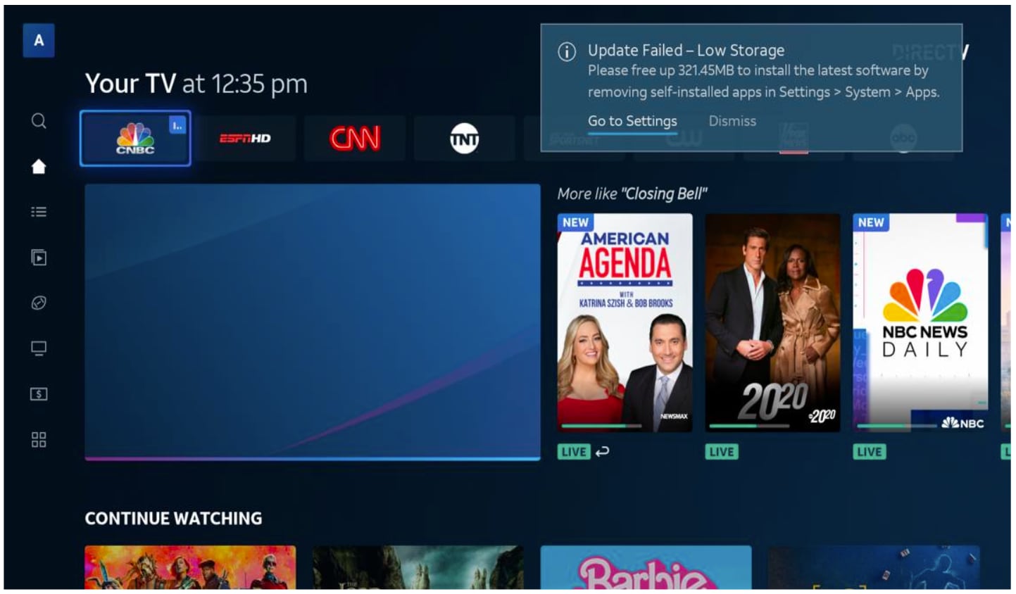 How to fix a "Low Storage" error message on DIRECTV Gemini Devices ...